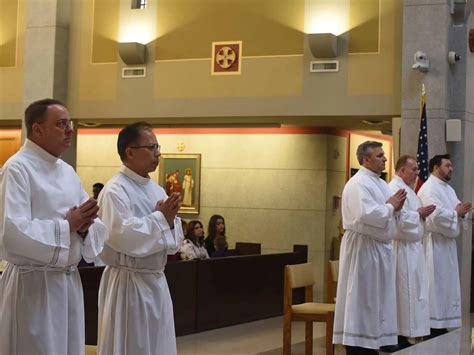 Bishop Burbidge Ordains Five Men To The Permanent Diaconate Arlington Catholic Herald