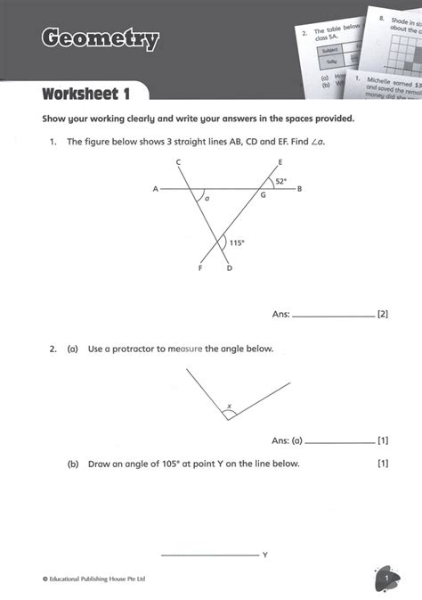 Psle Maths Revision Pack Word Problems Geometry Ratio And Percentage Openschoolbag