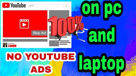 How To Block Youtube Ads On Pc And Laptop Youtube Ads Youtube