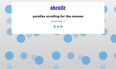 Brilliant Scrolling Effects Using JQuery Learning JQuery