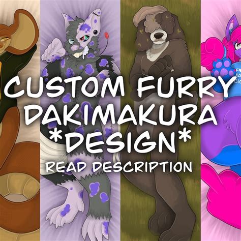 Custom Body Pillow Furry Etsy Uk