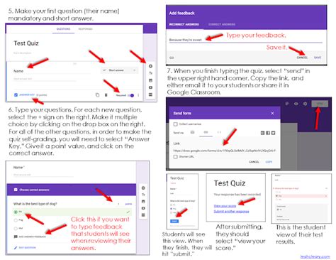 Using Google Forms To Create Self Grading Quizzes Leah Cleary