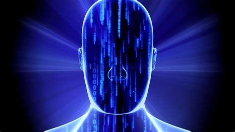 Geometrical Man Face And Matrix Style Binary Code 39926810 Stock Video At Vecteezy