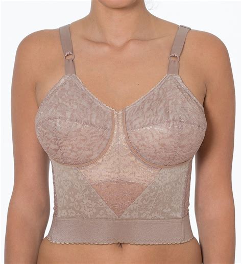 This Full Figure Longline Bra Is Shapes Like A Wired Bra Without The Wires Multi Part Fiber