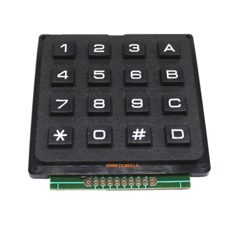 Matrix Keyboard Keypad Module Use Key PIC AVR Stamp For Arduino Controller Duinolk The