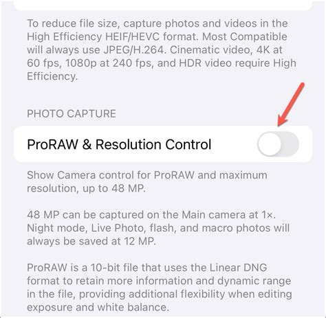 How To Enable HEIF Max Format In IPhone 14 Pro Camera Settings