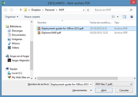 Mostrar Archivos Pdf En Formulario De Excel Vba Sergio Alejandro Campos