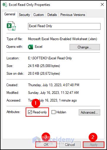 Excel Read Only All You Need To Know Exceldemy