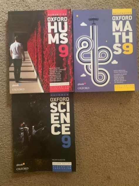 year 9 oxford textbooks for 2024 humanities maths and science textbooks gumtree australia