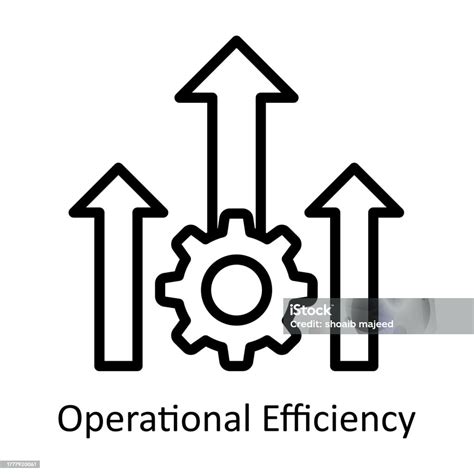 운영 효율성 벡터 개요 디자인 그림입니다 흰색 배경의 기호 Eps 10 파일 개념에 대한 스톡 벡터 아트 및 기타 이미지 개념 개선 건강관리와 의술 Istock