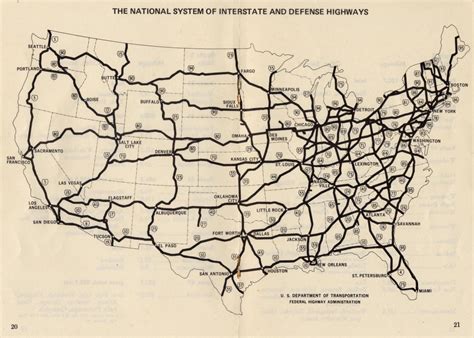 The Evolution Of The Us Interstate Highway System A Network That