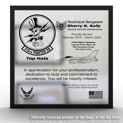 Military Going Away Plaque Etsy