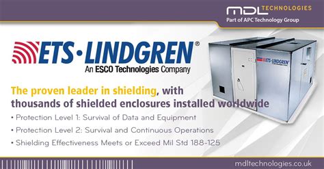 As A Proven Leader In Shielding Ets Lindgren Has Installed Thousands
