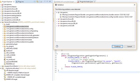 Unable To Import Gkn Nodes Into Knime Sdk Node Development Knime