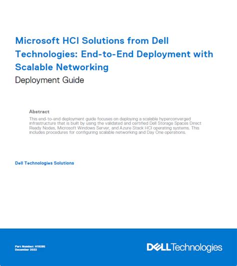 E2e Deployment And Operations Guide With Scalable Networking Microsoft