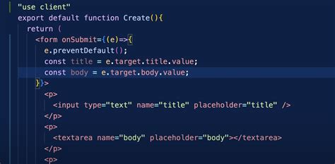 Nextjs 클라이언트 컴포넌트 글 생성
