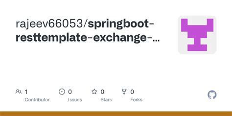 GitHub Rajeev66053 Springboot Resttemplate Exchange Method