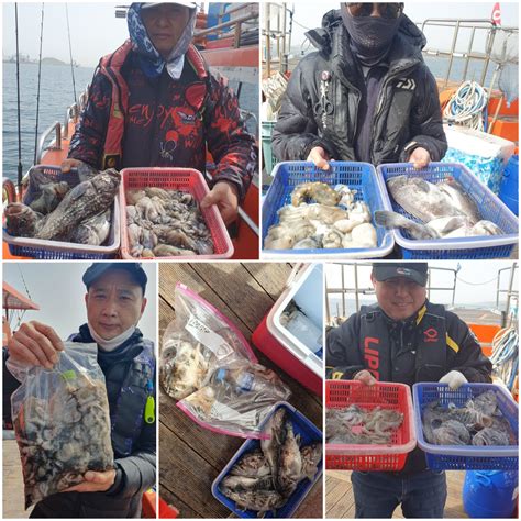 충남오천항 뉴찬스호 피싱and 펜션 선상낚시 배낚시 광어 우럭 다운샷 낚시 생새우외수질 Band