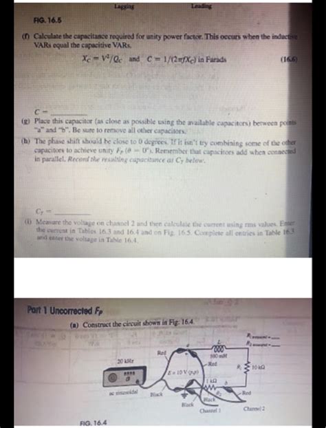 Solved Fig 165 Calculate The Capacitance Required For