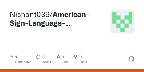 GitHub Nishant American Sign Language Detection Using CNN And OpenCV