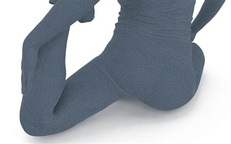 Fitness Girl Stretching D Model By Renderbot Llc