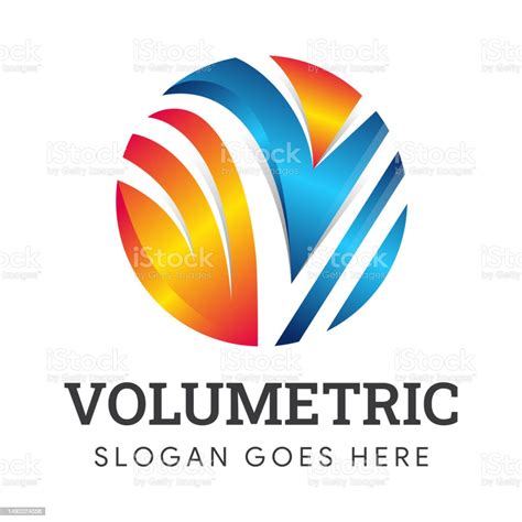 문자 V 파란색과 노란색 그라데이션 색상을 사용하는 원 모양의 문자 W 0명에 대한 스톡 벡터 아트 및 기타 이미지 0명 3차원 형태 개념 Istock