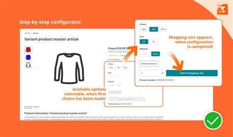 Step By Step Configurator Shopware Store