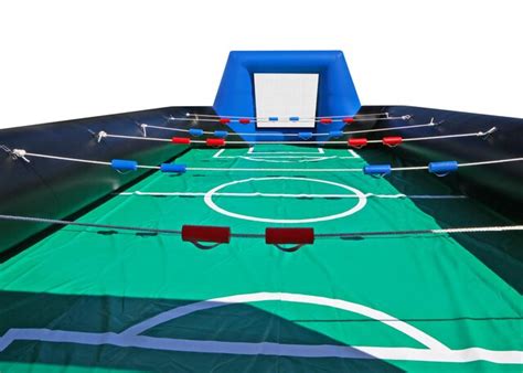 Human Foosball Interactive Game Inflatable Team Challenge For Events