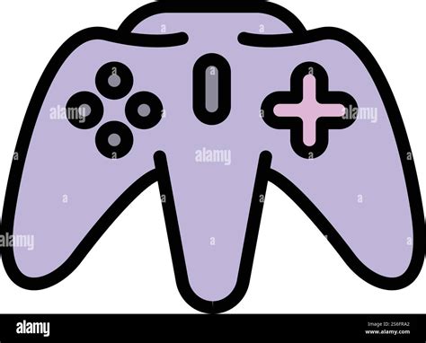 Pc Joystick Icon Outline Pc Joystick Vector Icon For Web Design Isolated On White Background