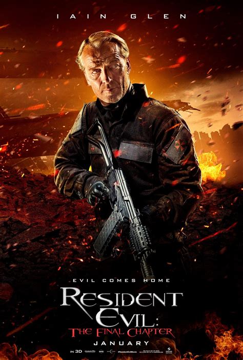 Resident Evil The Final Chapter Clips And Character Posters
