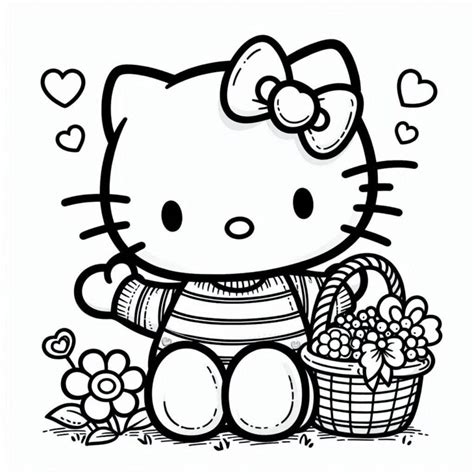 36 Hello Kitty Omalovánky Unikátní K Vytisknutí Pdf Zdarma