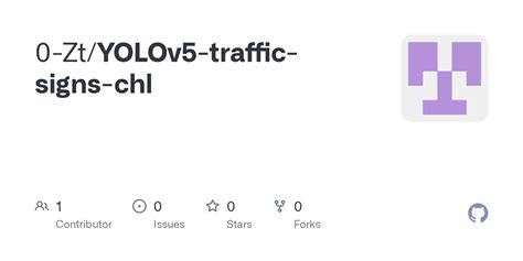 Github Zt Yolov Traffic Signs Chl