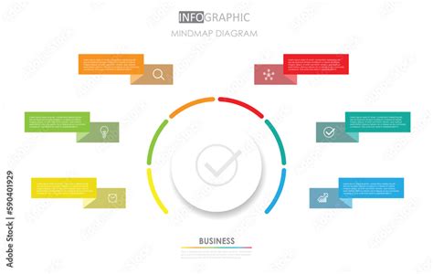 Infographic Mindmap Chart Project Diagram Chart Infographic Template