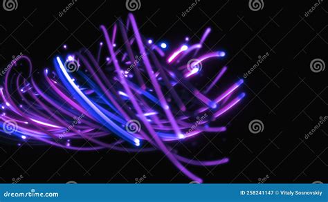 3d rendering of a colorful abstract background of strings lines
