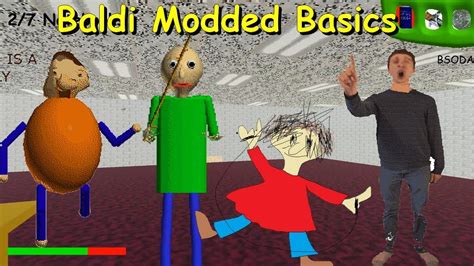 Baldi`s Modded Basics Baldis Basics V122 Mod Youtube