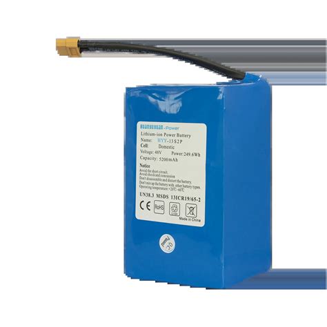 18650 48v 4400mah 13s2p 滑板车、助力车锂电池组 环宇源