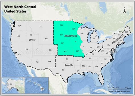 Us Western Region States And Capitals
