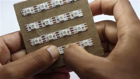 How To Make Rgb Led Matrix Lamp With Hot Glue Stick And Arduino 7 Steps With Pictures