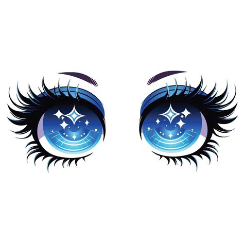 Blue Doll Eyes For Barbie Character Design Anime Dressup 45097376