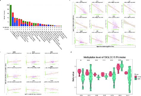 Cna And Dna Methylation Of Siglec 15 In Human Cancers A Cna And Download Scientific Diagram