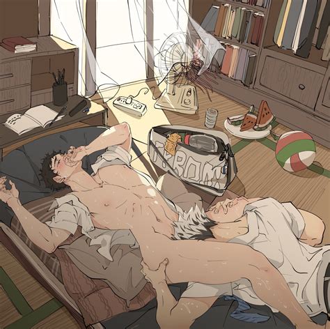 Bokuto Koutarou And Akaashi Keiji Haikyuu Drawn By Jtdbyhra2022
