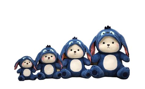 Bilibang Cartoon Plush Cross Dressing Teddy Bear Plush Toy Cute Teddy Bear With