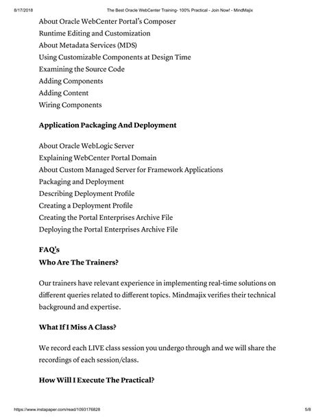 Ppt Oracle Webcenter Online Training With Free Certification Powerpoint Presentation Id7975243