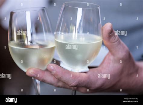 Double Fisting Wine Glasses At The Shellfish Festival In Courtenay