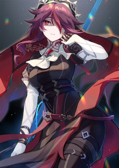 Rosaria Genshin Impact Danbooru