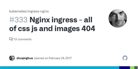Nginx Ingress All Of Css Js And Images 404 · Issue 333 · Kubernetesingress Nginx · Github