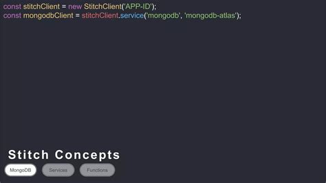 Mongodb Stitch Introduction Ppt