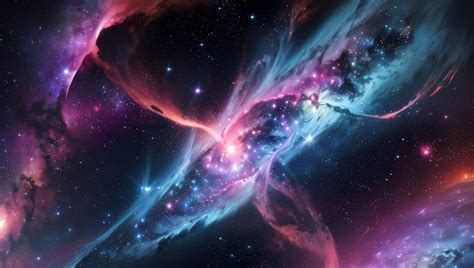 Premium Photo Scene Of Colorful Nebular In Space For Wallpaper
