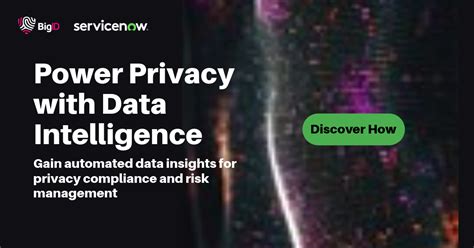 Streamline Privacy Compliance With Bigid And Servicenow Automating Data Privacy Management At