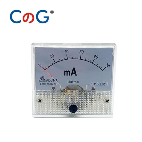 85c1 Ammeter Dc Analog Meter Panel Pointer Type 1a Grandado
